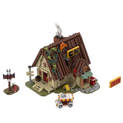 setbricks积木GravityFalls怪诞小镇组装拼装模型高砖零件MOC玩具