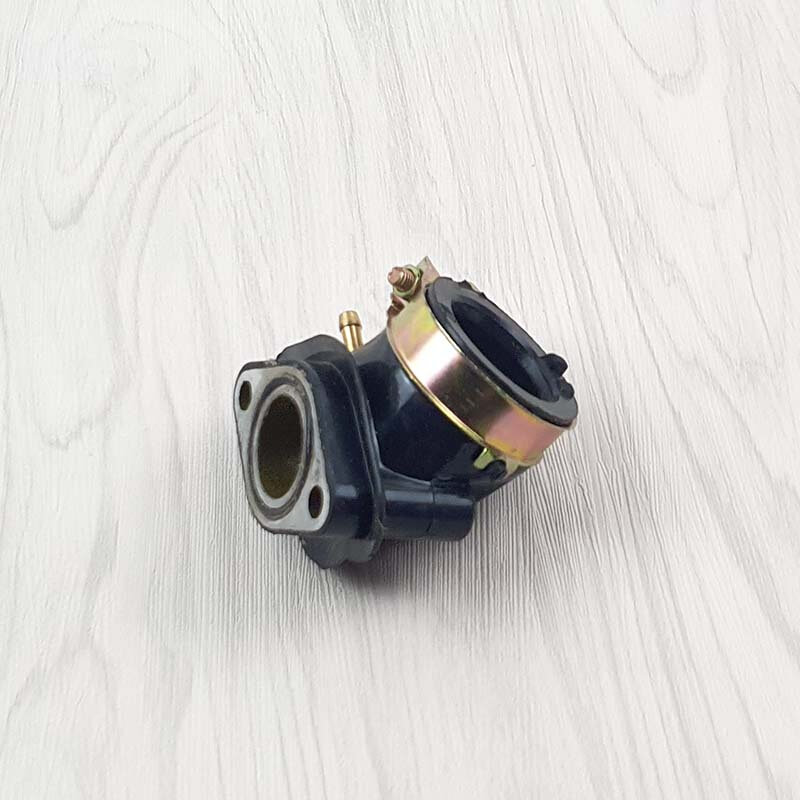 新品GY6踏板机车进气歧管u1x25鬼火迅鹰化油器接头进气管缸头接口