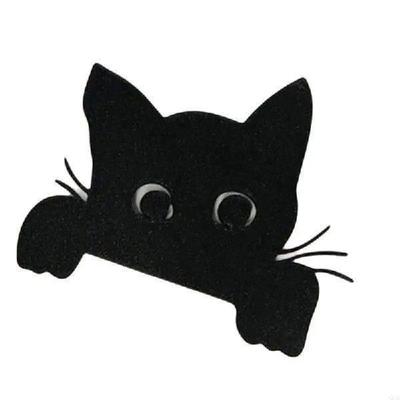 N58A Sturdy Metal Cats Door Accent Fashion Pieces Unique