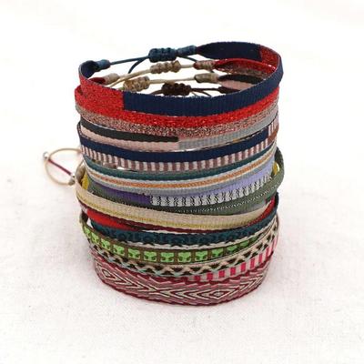 Handwoven Bracelet Colombia Cloth Braided Wristband Bracelet