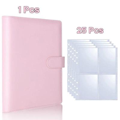 25pcs Page(4 Grids) Photo Card A5-Binder Kpop Photo Albums I