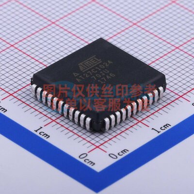 EEPROM AT27C1024-70JU PLCC-44(16.6x16.6) MICROCHIP(美国微芯)