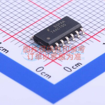 逻辑门 74ACT00SCX SOIC-14 onsemi(安森美) 电子元器件原装正品