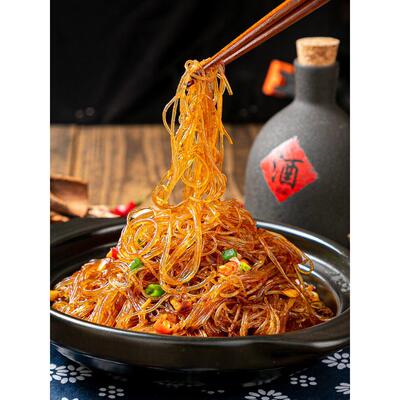 黄干捞粉DWU饭店酒店饭蟹店商用蚂蚁上树粉宴预制丝菜半成席品