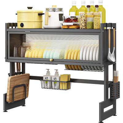 厨房槽置物架防柜面碗水盘收纳架洗YMK碗台架水池放尘碗筷碗碟沥