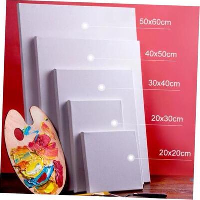 painting canvas blank pane square mounted Art Cotton flax画