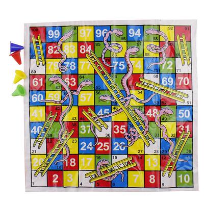 Kids Ludo Snakes and Ladders Board Games for Children Large