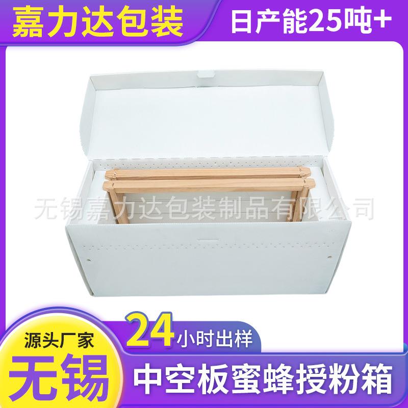 可折叠pp中空板蜜蜂授粉箱 养蜂工具塑料蜂箱 蜜蜂育王传粉授粉箱