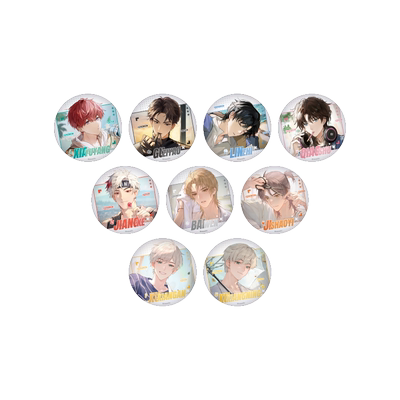 LASERMANTA夏日停格珠光徽章