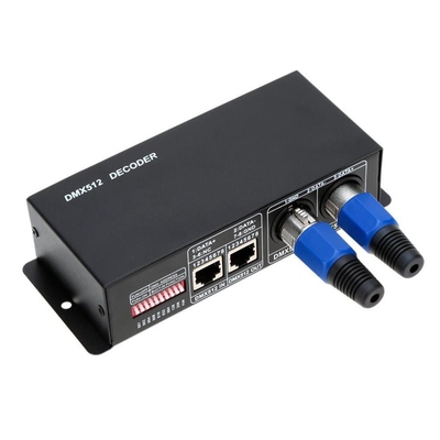 DC12V-24V DMX512 4CH*4A Decoder RGBW LED Controller 4 Channe