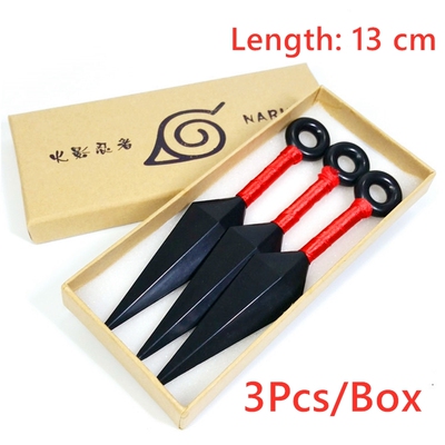 3pcs/set  Anime Naruto Ninja Uzumaki Kunai Shuriken Throwin