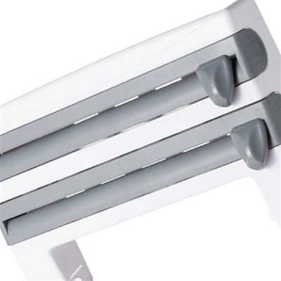 Plastic Refrigerator Cling Film Storage Rack Wrap Cutter