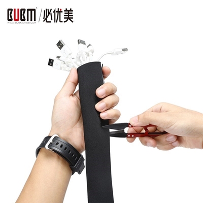 BUBM Cable Management Sleeve, Cords Organizer Wire Hider Pro