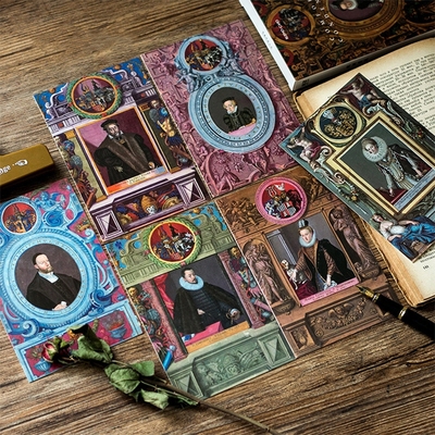 30pcs/bag junk journal vintage European nobility postcard D
