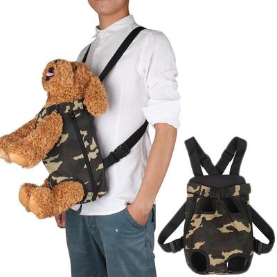 Pet Dog Carrier Backpack Mesh Camouflage Outdoor Travel