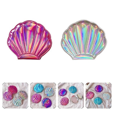 Mirror Makeup Pocketfolding Compact Travel Smallembossed