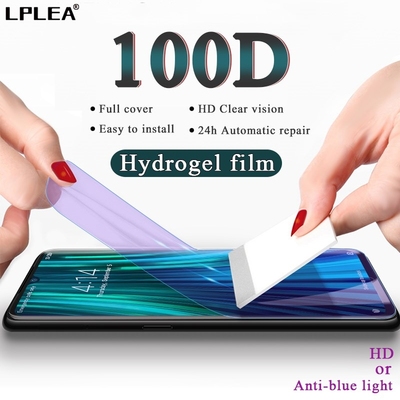 100D Curved Hydrogel Film  Xiaomi Redmi Note 7 8 Pro mi 9 8