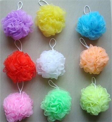 Body Brush Flower Bath Sponge Shower Body Wash Scrubber Clea