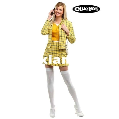 Checkered Clueless Cher Womens 90s Movie Alicia Silverstone