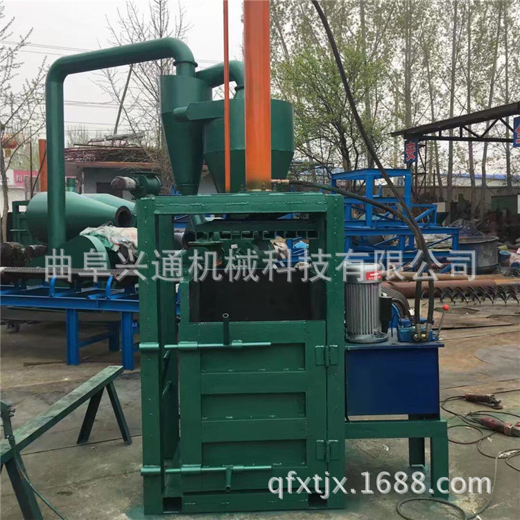 金属油漆桶打包机 小型油漆桶打包机 河南塑料瓶易拉罐瓶立式压块