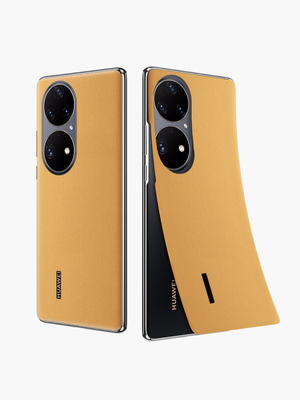 华为P50Pro素皮后膜皮纹手感