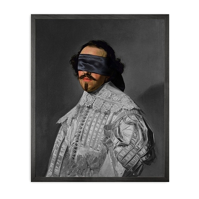 英国Mineheart Blindfold -5 Framed Printed 蒙住眼睛装饰画