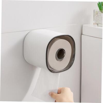 Toilet Tissue Paper Holder Shelf Bathroom kitchen Towel Roll