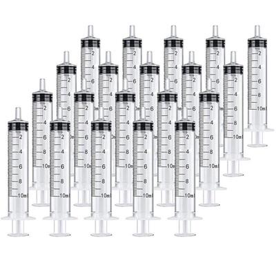 2-20Pcs 1ml-10ml Plastic Reusable Syringe For Measuring Nutr