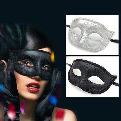 1Pcs Masquerade Masks for Couple Venetian Woman Lace Men PP