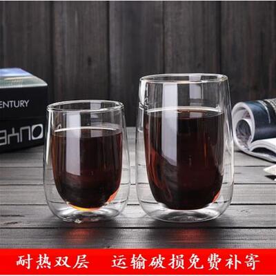 heat resistant double insulated glass cup water cup coffee