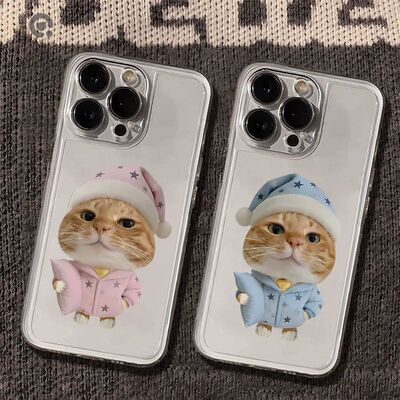 趣味睡衣猫咪适用华为智选S7Pro手机壳优畅享30e透明HiNOVA12SE软Hinova11109SE软Hi畅享80s学生Hi畅享70Plus