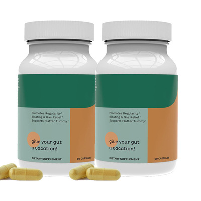 亚马逊热卖跨境肠道清洁胶囊gut Health capsules胶囊工厂