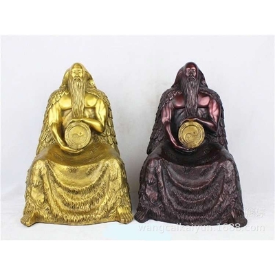 铜伏羲坐像摆件铜像伏羲铜像王伏铜人物雕像