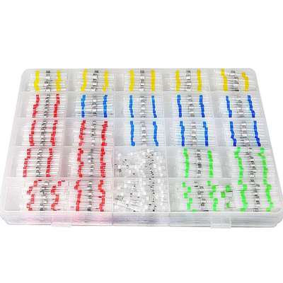 450PCS盒装焊锡环热缩对接端子/汽车电子防水连接器套件