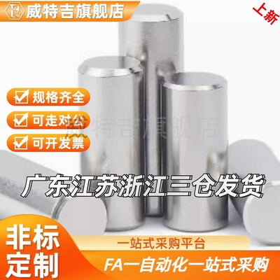 GB/T119.2-2000国标304不锈钢m6正公差精磨圆柱销精密实心定位销