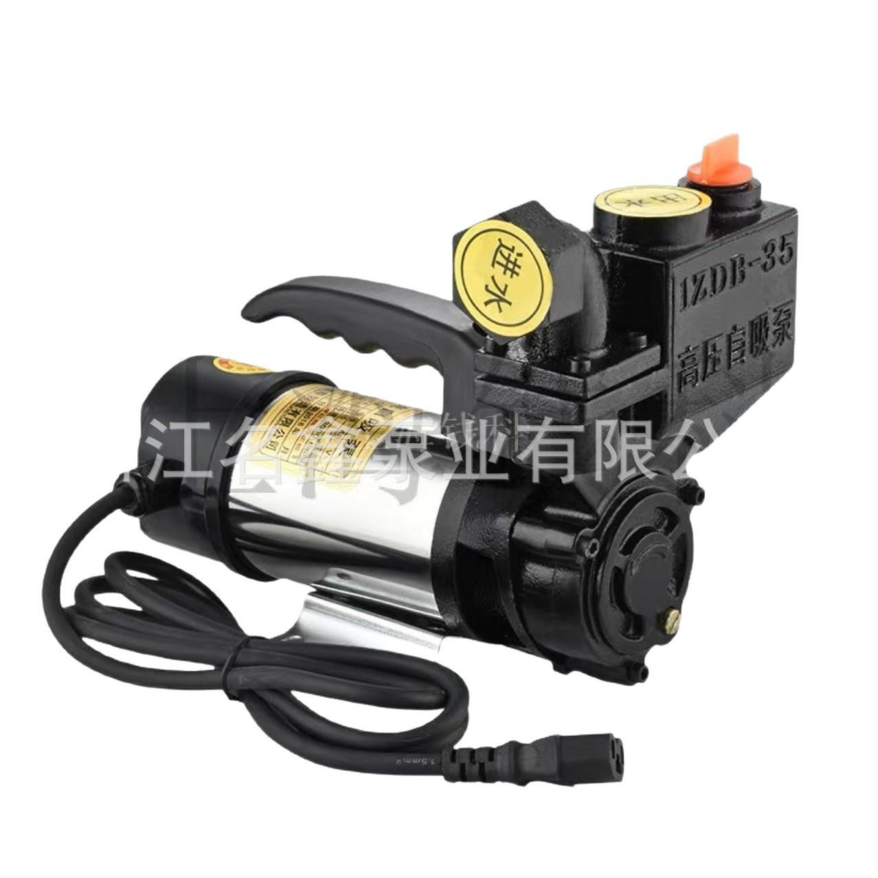 电动车家用水泵12v24v48v直流增压抽水泵不锈钢自吸泵