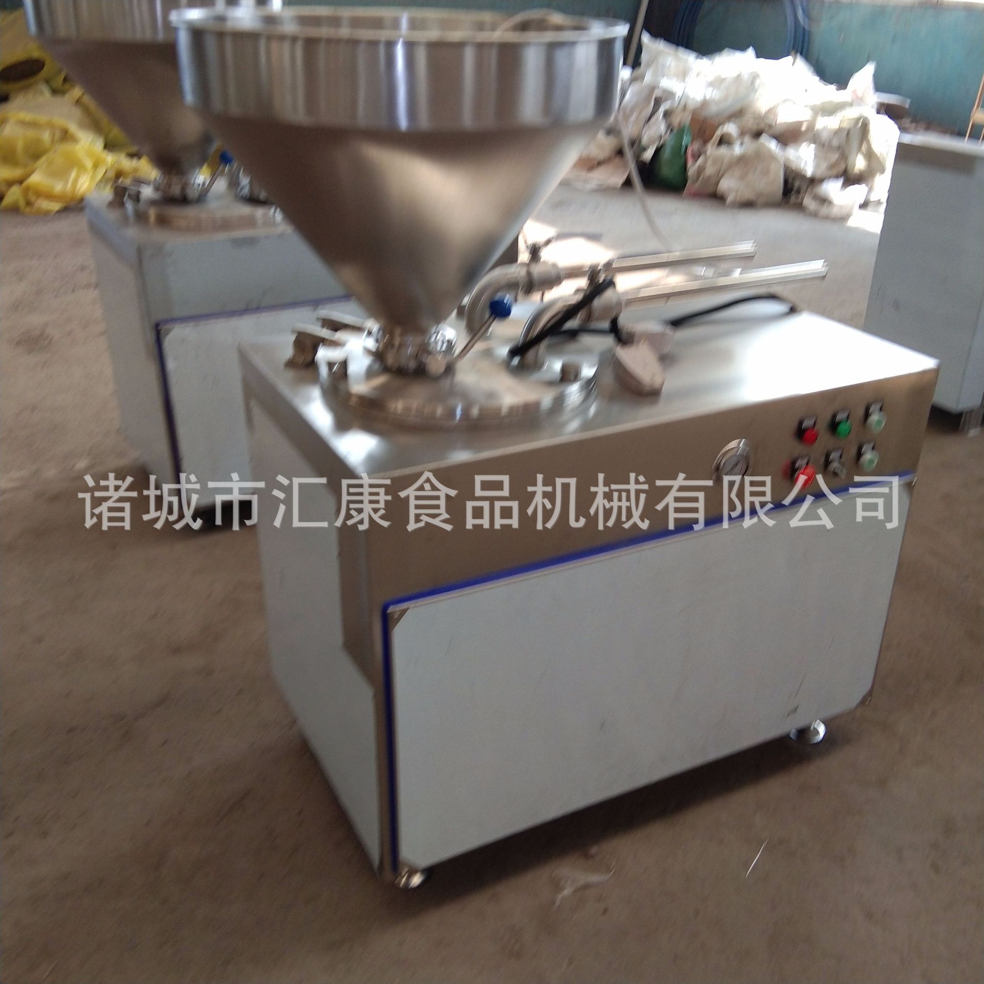 台烤肠成套设备 自动液压灌肠 不锈钢动灌肠机汇康机械销售设备