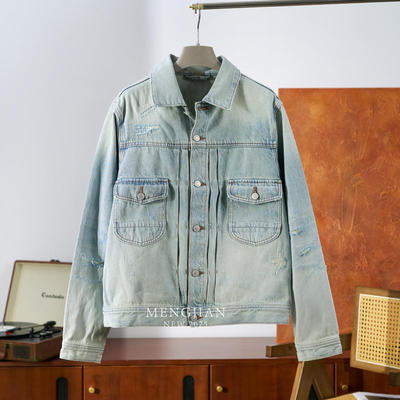 田老板Dream百搭通勤牛仔上衣女