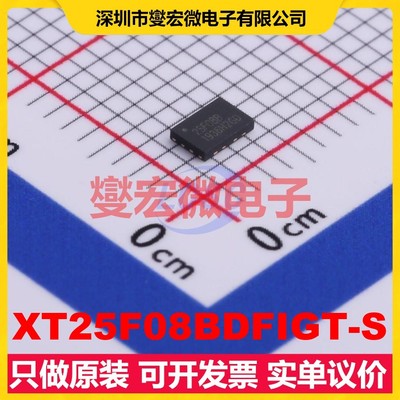 XT25F08BDFIGT-S DFN-8-EP(2x3) 8Mbit NOR FLASH存储器芯片IC