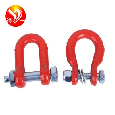 起重链条连接器链条卸扣 起重工具配件 美式209弓型卸扣D型卸扣