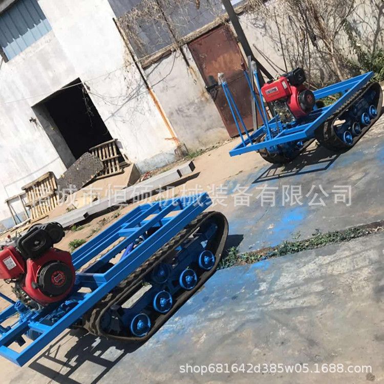 履带底盘挖掘机液压马达 农用液压行走远程遥控履带运输车