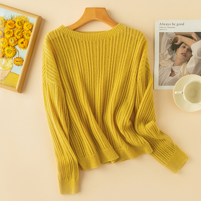 【甜甜圈Tia专享】时尚百搭毛针织衫24100