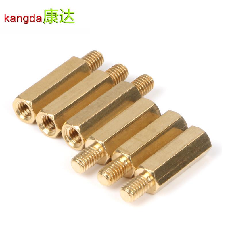 M3*3+3-M3*20+3单头六角铜柱支撑隔离铜柱机箱主板电脑板六角螺柱