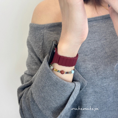 适用苹果手表iwatch表带s11细硅胶s10磁吸女生款se3高级感ultra3新品s9质感s8好看小众applewatch