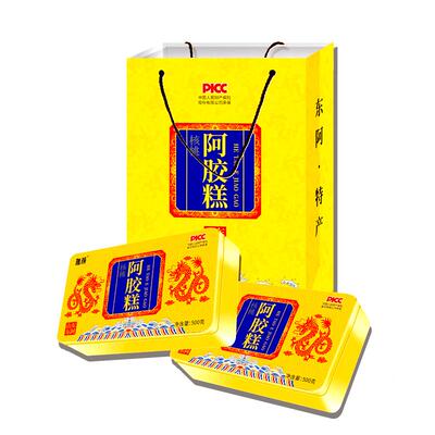 珈糕颜阿胶胶黑芝麻核东桃阿胶固元膏正宗阿RER原产阿胶块山东阿