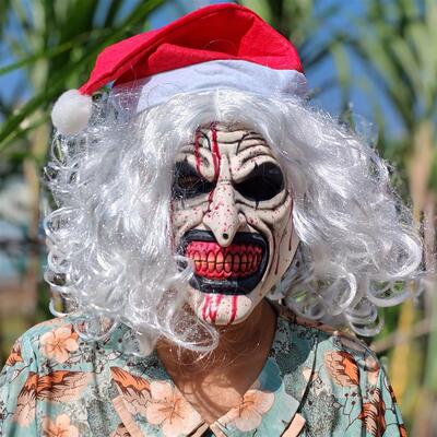 2025新款断魂小丑面具Terrifier 3 mask 黑白小丑cos恐怖小丑面具