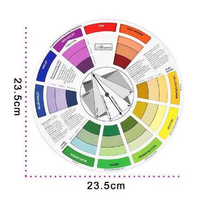 Color Wheel Pigment Standard Color Professional Round