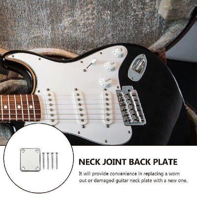 Electric Guitar Neck Connection Plate Durable Metal