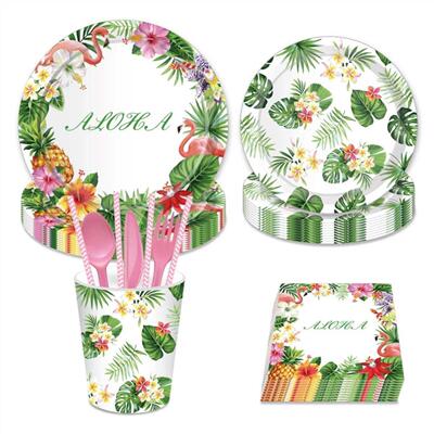 Hawaiian Party Artificial Flowers leis Garland Necklace
