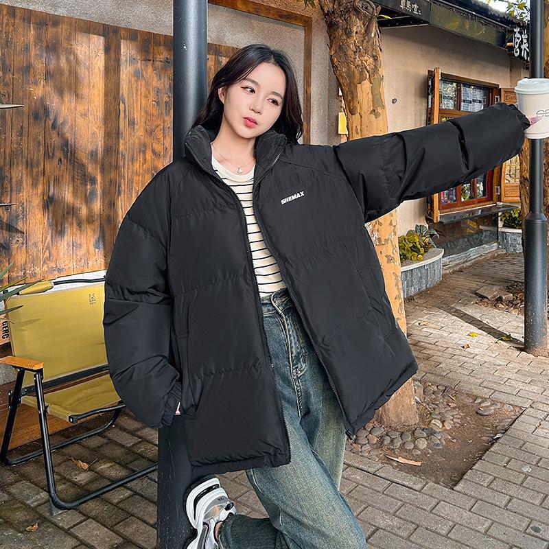 女棉服2025冬季新款加厚面包服棉袄韩版宽松时尚棉衣女外套潮